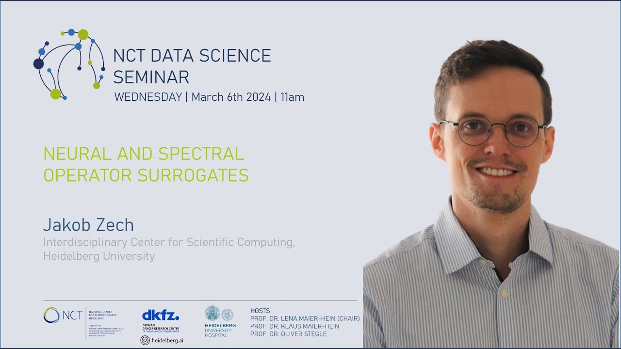 Neural and spectral operator surrogates | Jakob Zech - YouTube