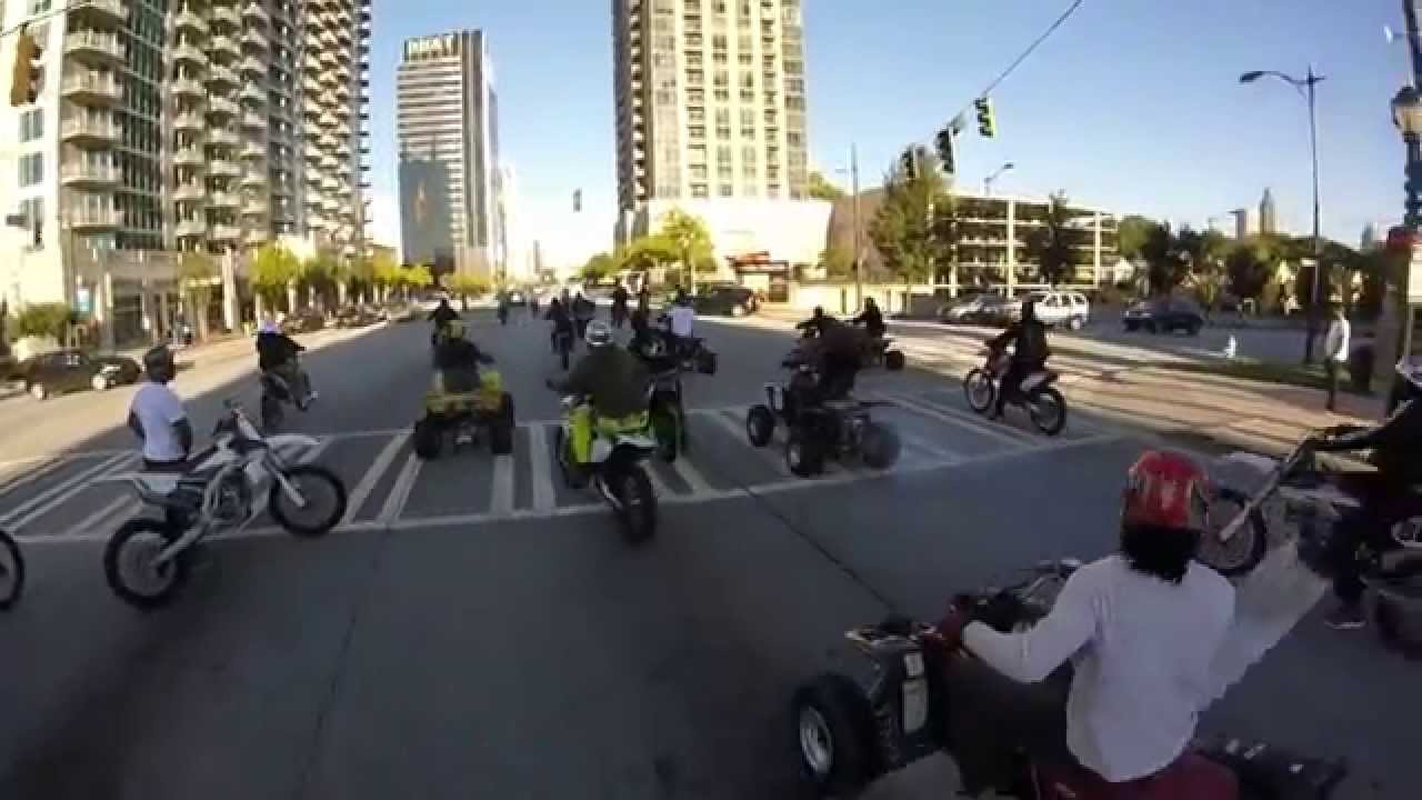 part 2 atlanta bike life atlantic station style - YouTube