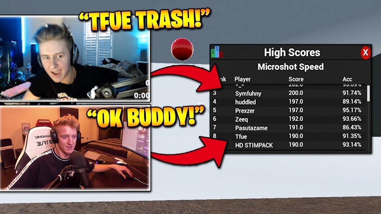 Symfunny BEATS Tfue AIM SCORE!! 'Tfue vs Symfunny' Fortnite Br Moments ...