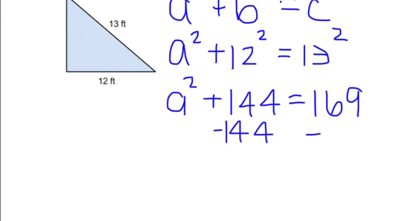 7.3 - Guides Notes (Pythagorean Theorem) - YouTube