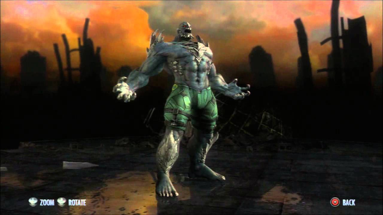 Injustice Gods Among Us Doomsday Character Model - YouTube