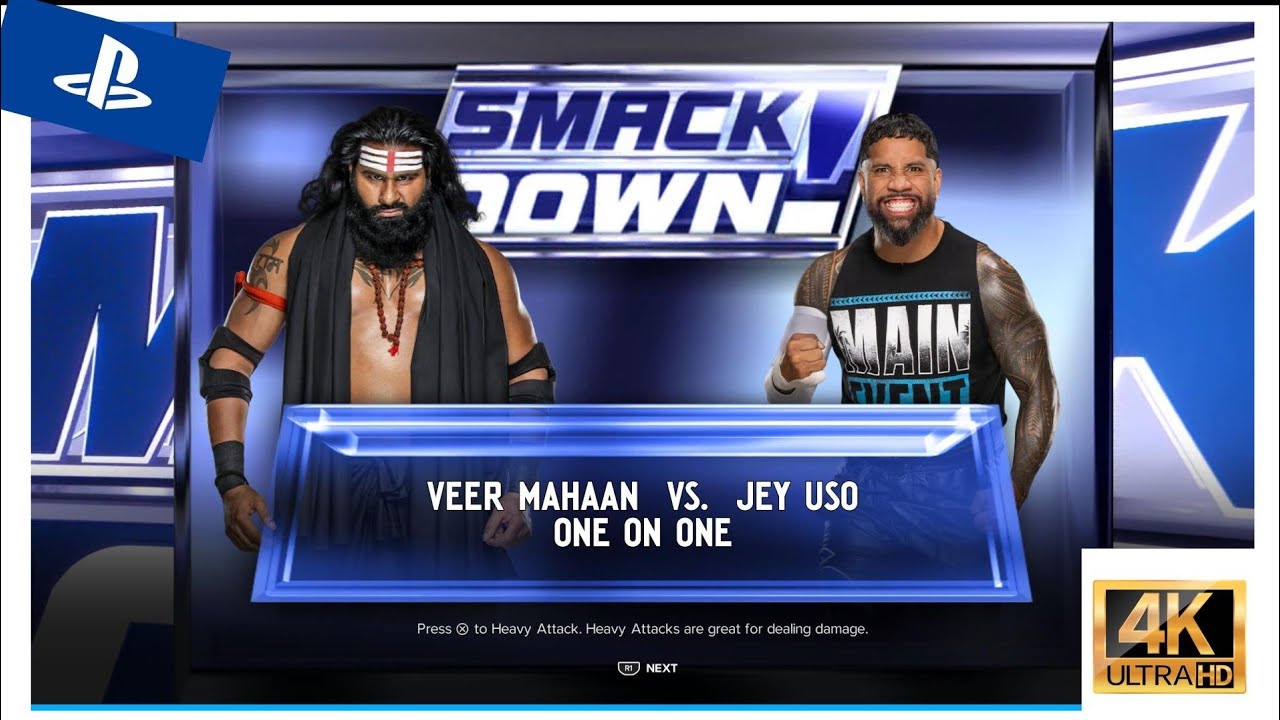 Jimmy Uso vs. Veer Mahaan – SmackDown Showdown - YouTube