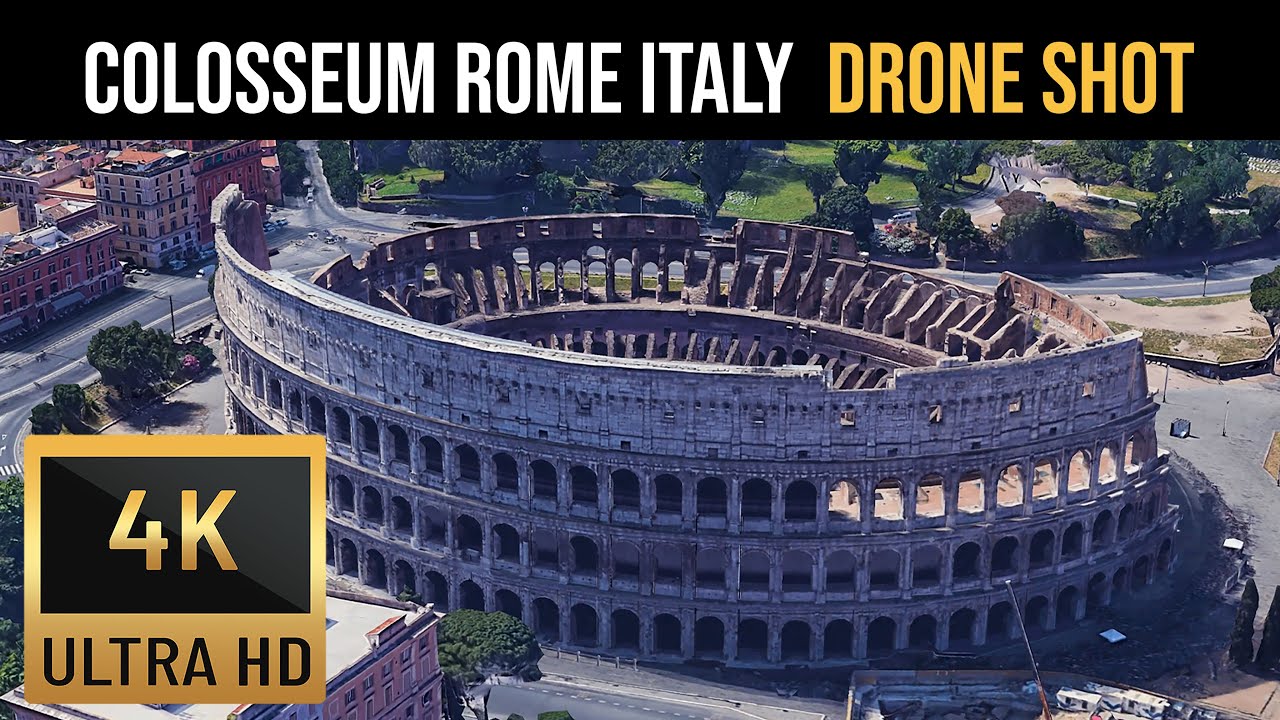 Colosseum(Colosseo) Roma Italy 4K Drone Shot - YouTube