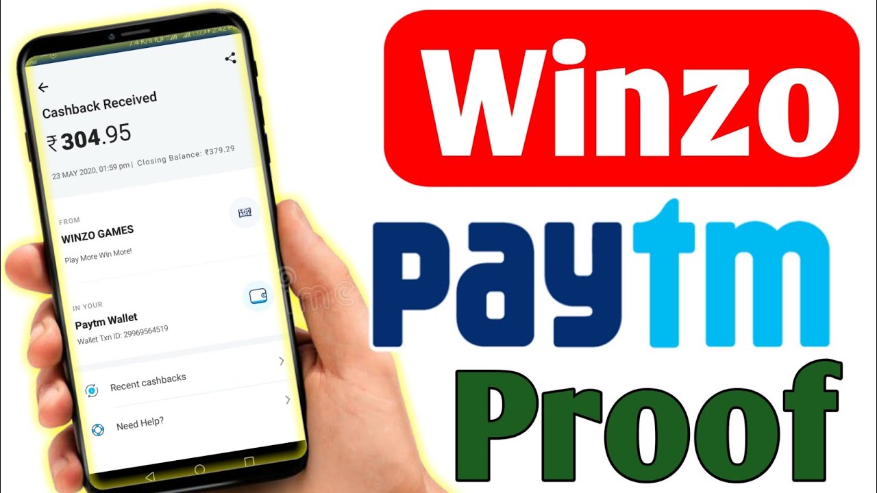 winzo Gold App Payment Proof 2020 | Play Games and Earn Paytm Cash | Y ...