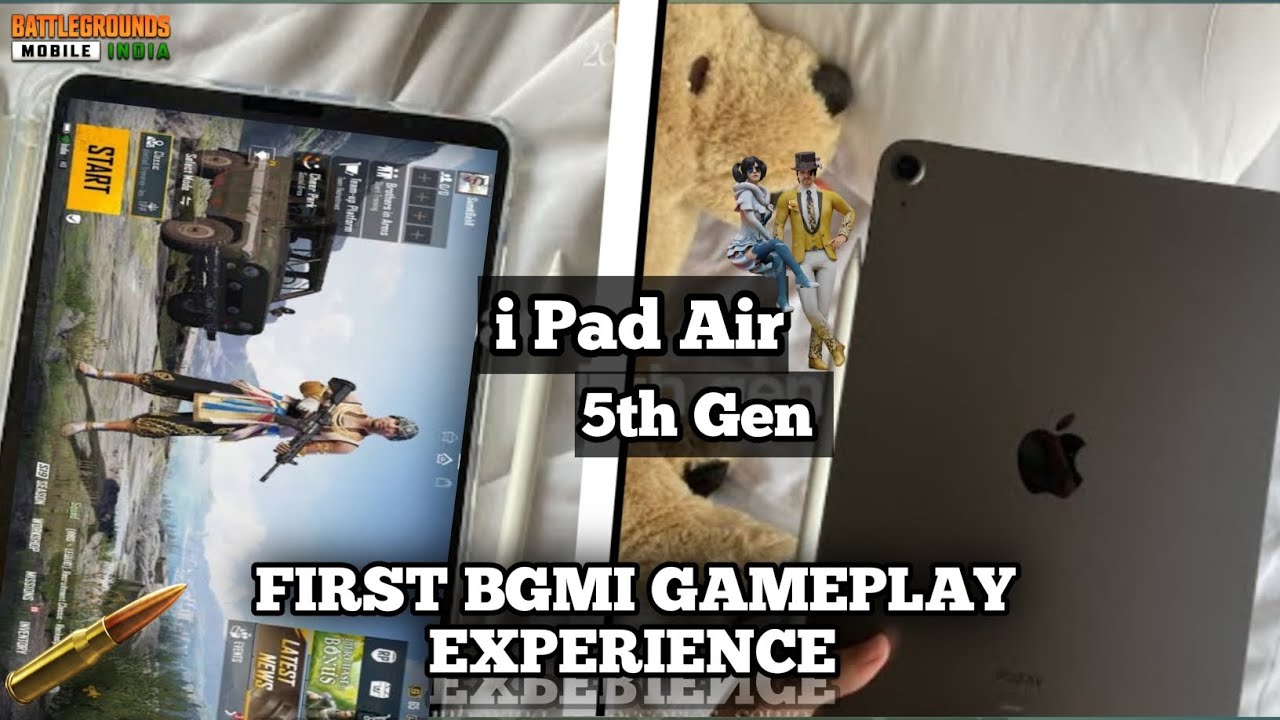 First Bgmi (PUBG) Gameplay Experience In iPad Air 5 😱 | Shocking ...