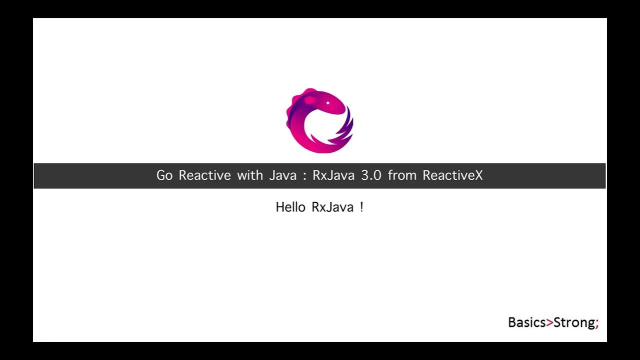 #3.1 Hello RxJava Introduction - YouTube