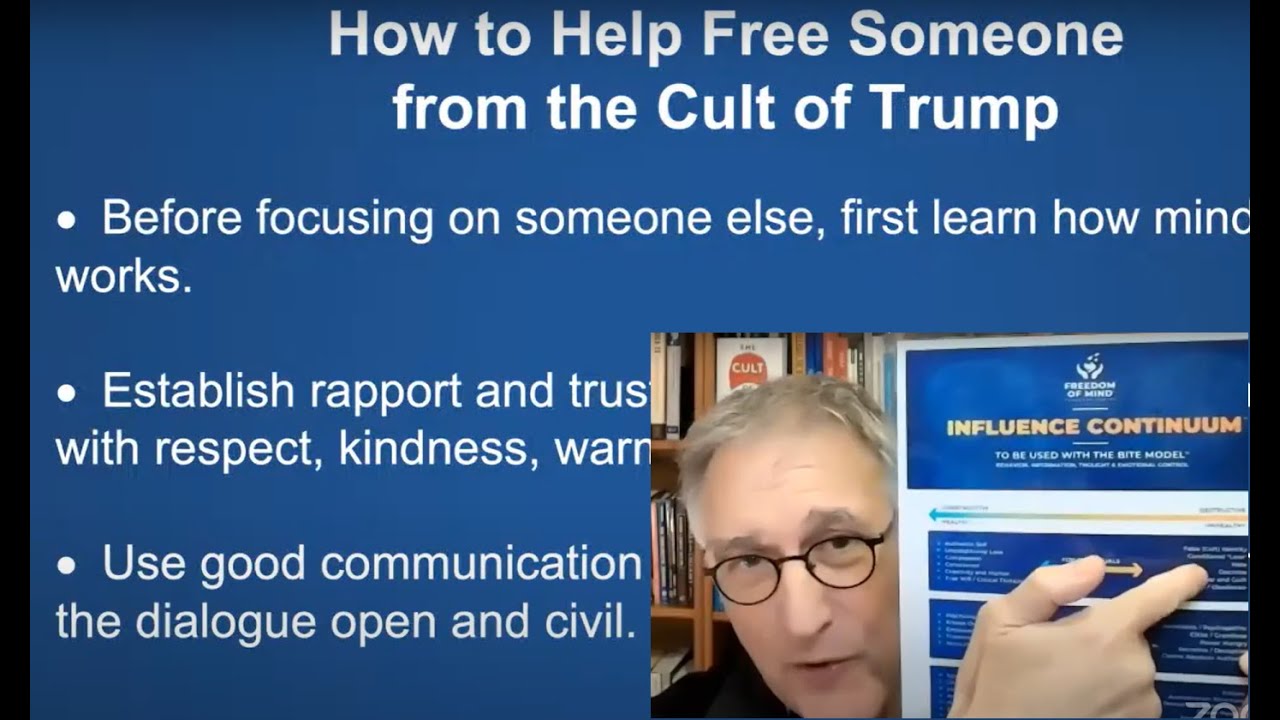 Steven Hassan Discusses His Book, "The Cult of Trump" - YouTube
