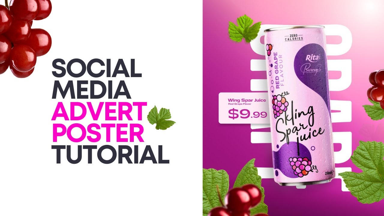 Social Media Advert Poster Tutorial ️🔥 - YouTube