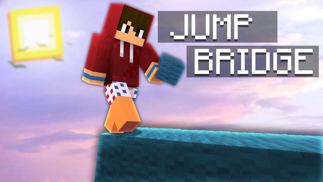 CRIEI MINHA NOVA PONTE NO MINECRAFT! (JUMP BRIDGE) - YouTube