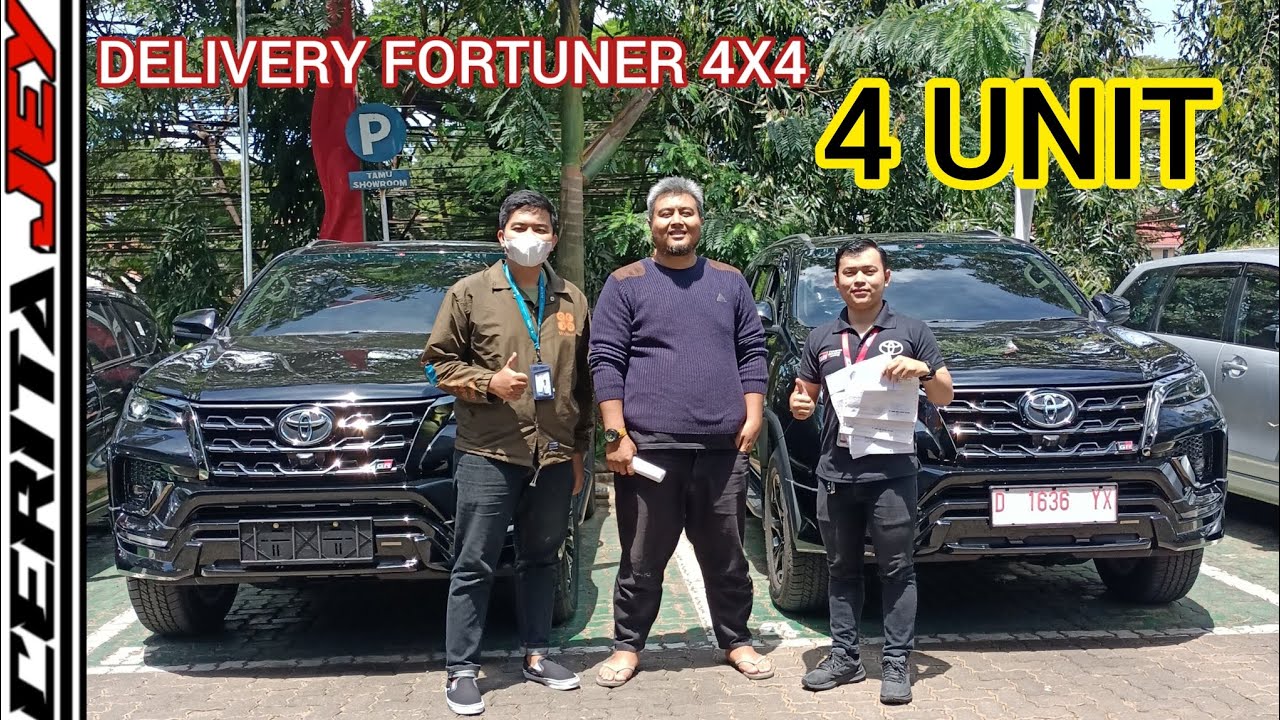 [DELIVERY] 4 UNIT FORTUNER 4X4 🔥🔥 - YouTube