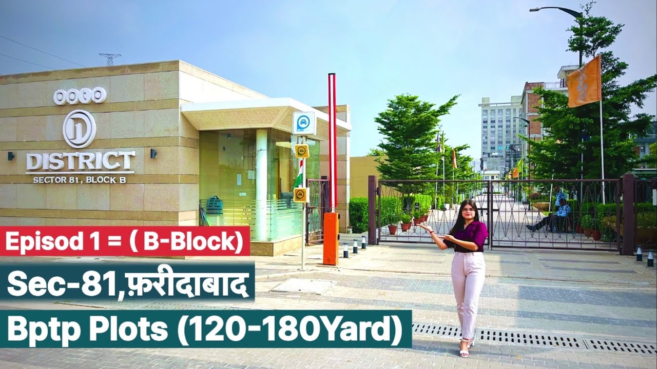 BPTP District Gated Plots in Faridabad | 120–180 Sq. Yards | All ...
