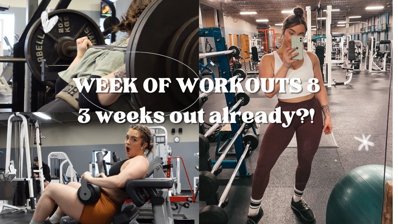 WEEK OF WORKOUTS 8: shaky legs, back flare ups, and working out to The ...