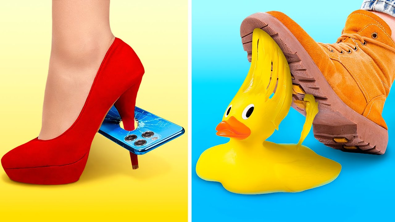 High Heels and Flats Problems / 15 Funny and Awkward Situations - YouTube