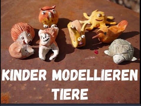 Kinder modellieren Tiere😻 - YouTube