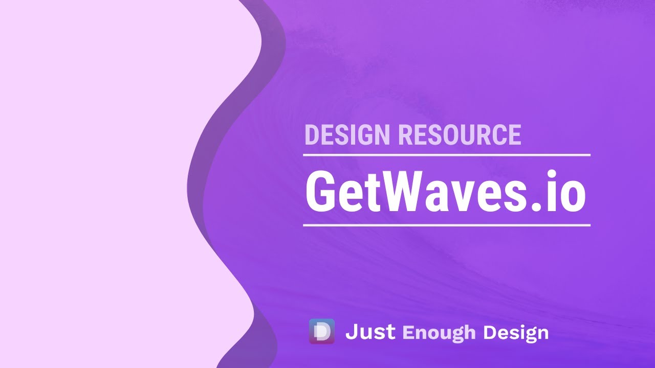 Add Visual Interest To Your Design With GetWaves.io - YouTube