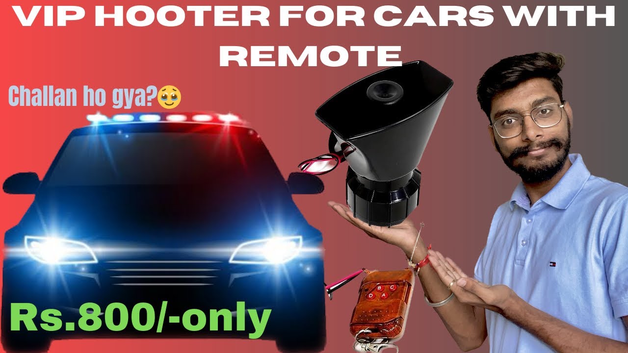 Install VIP Hooter in Grand i10 | Remote Controlled VIP Hooter | Police ...