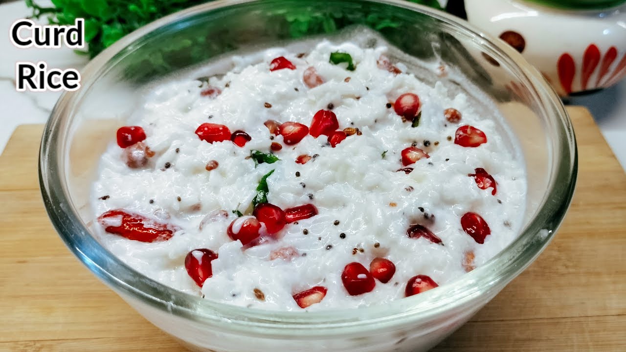 Curd Rice recipe 🤤 || South Indian Famous Curd Rice|| तड़के वाला दही चावल | How to make Curd ...