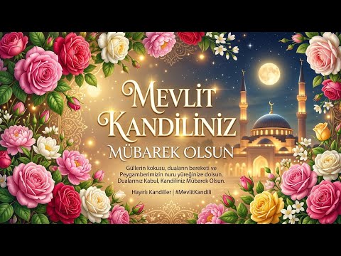 Resimli Mevlid Kandili mesajları