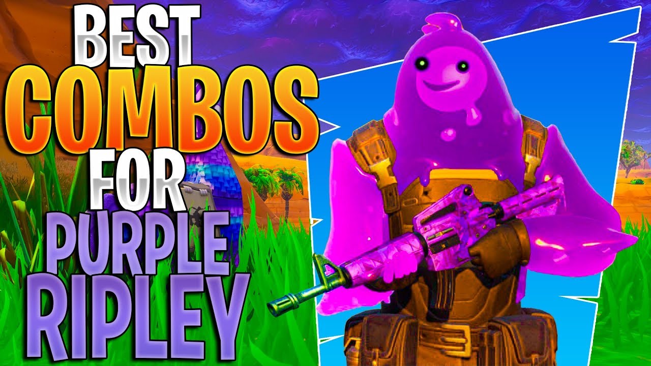 BEST COMBOS FOR THE NEW PURPLE RIPPLEY SKIN (New Purple Rippley Style ...