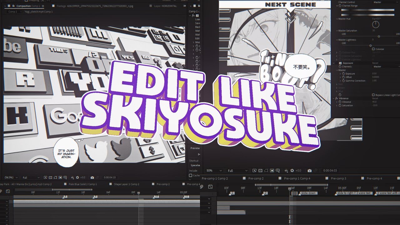 3D Text Tutorial Like SKiyosuke || After Effects Motion Graphics Tutorial - YouTube
