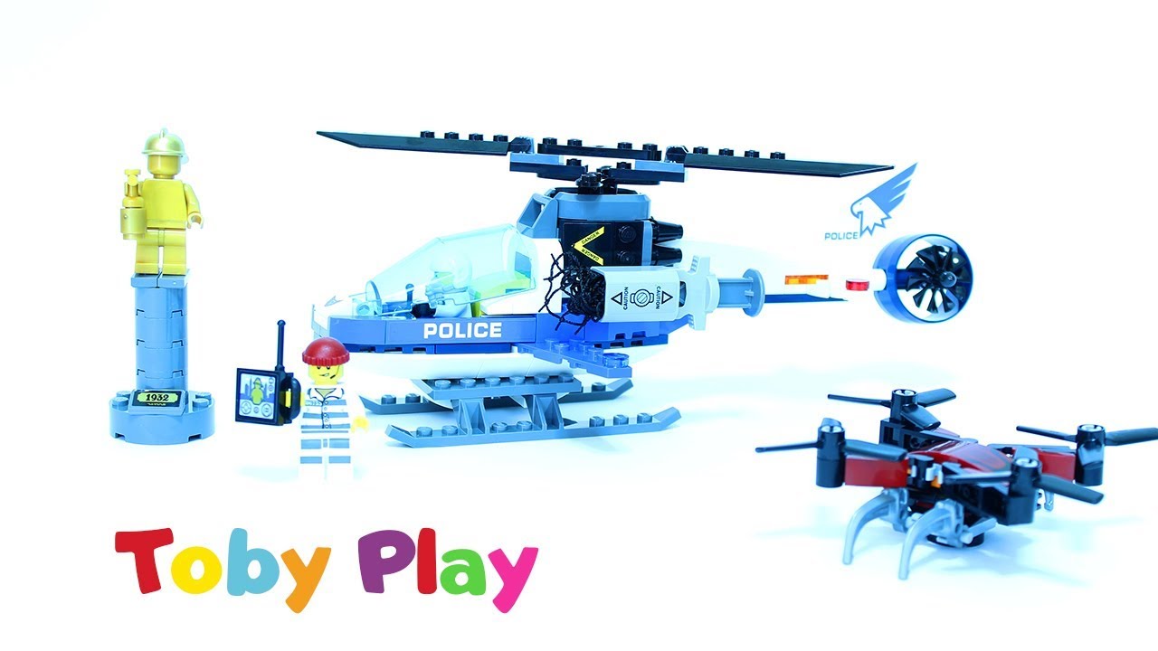 Lego City Sky Police Drone Chase 60207 - Lego Speed Build - YouTube