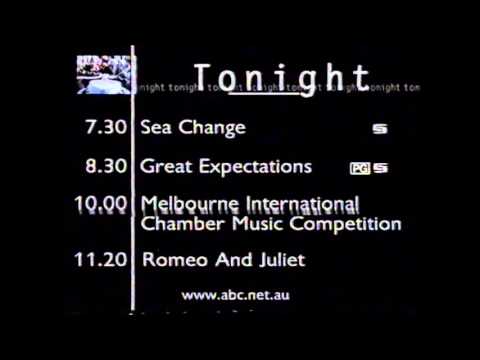 ABC TV - Sunday Night Programme Schedule (25/7/1999) - YouTube