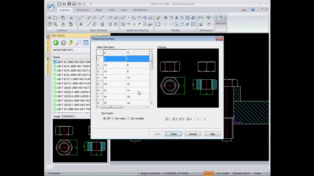 IRONCAD 2009XG - Real 2D CAD-CAXA Draft를 이용한 2D 설계 - YouTube
