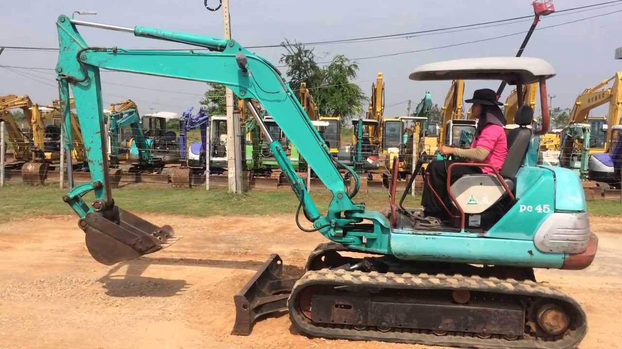 ขายแล้ว SOLD KOMATSU PC45-7 - YouTube