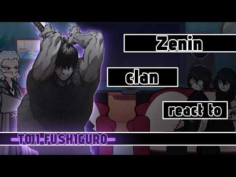 Zenin clan react to Toji fushiguro // Gacha React // Made by Hatsuku