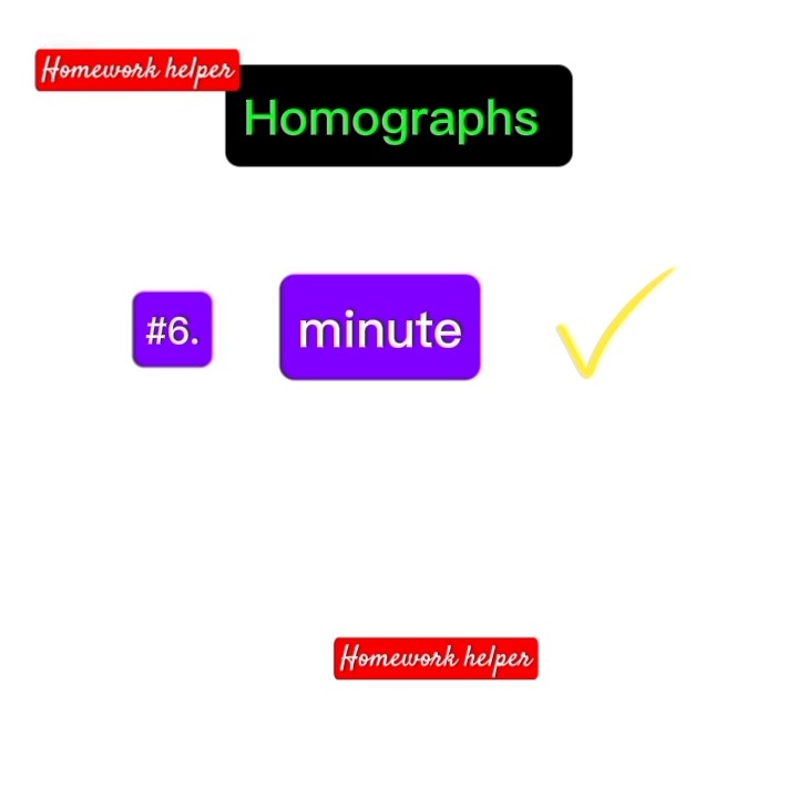 #homograph #minute #viralshorts #ielts #css #confusingwordsinenglish ...