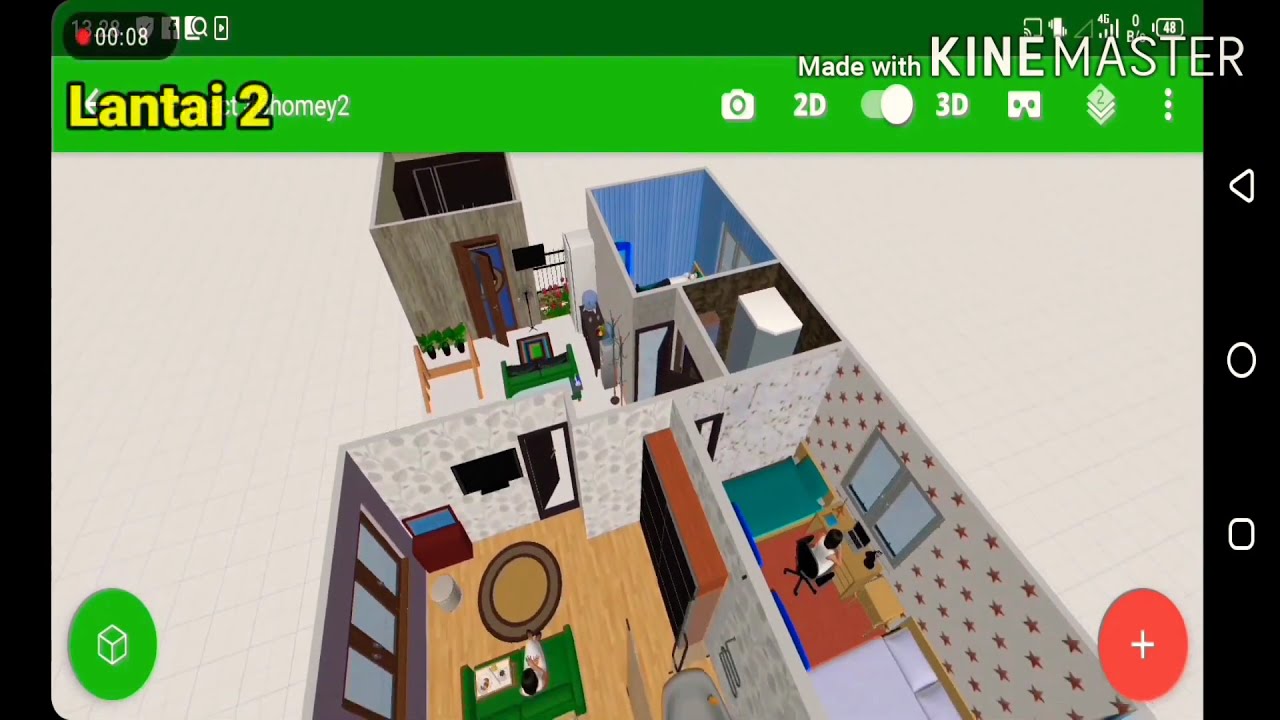 Contoh design rumah open space 2lt - YouTube