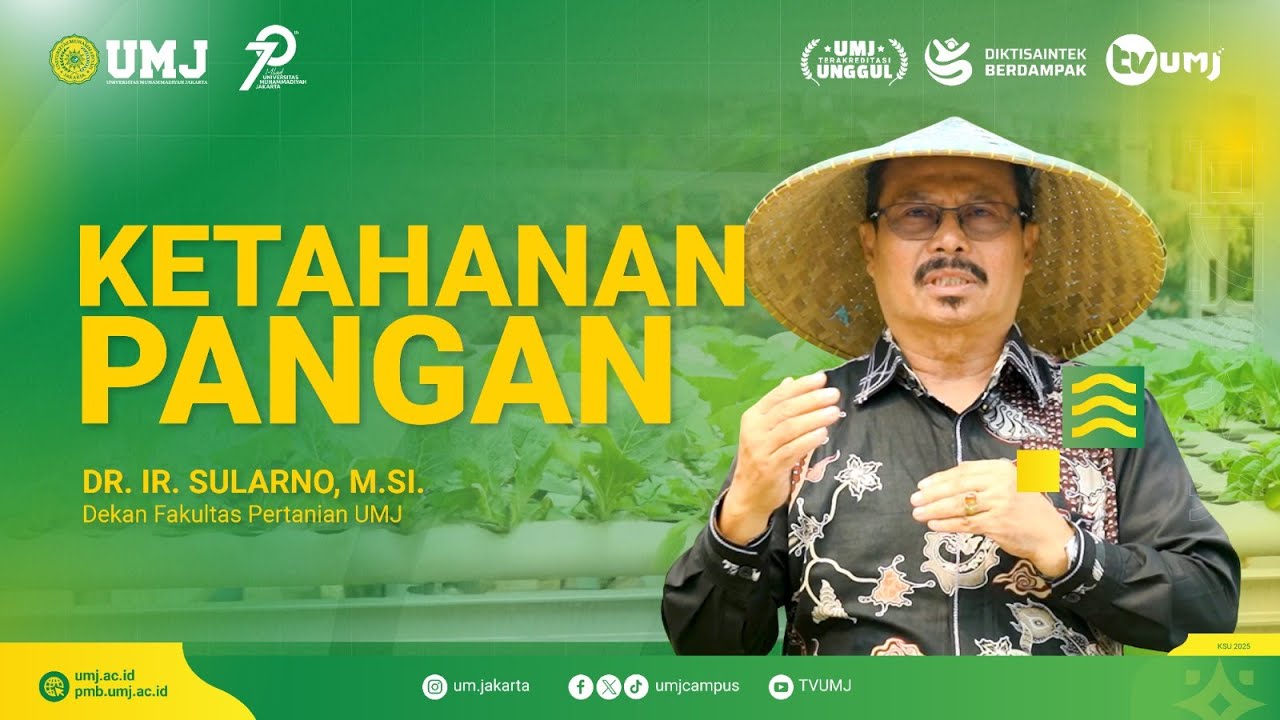 Kata Pakar || Ketahanan Pangan - YouTube