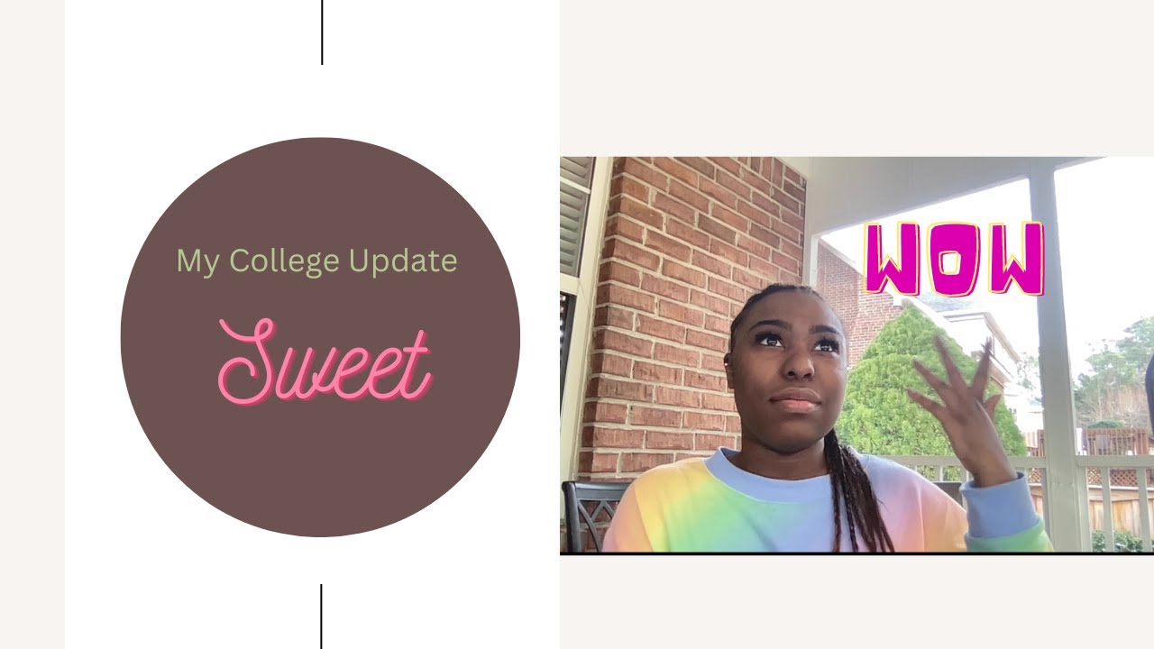 College Update (first Video) - YouTube