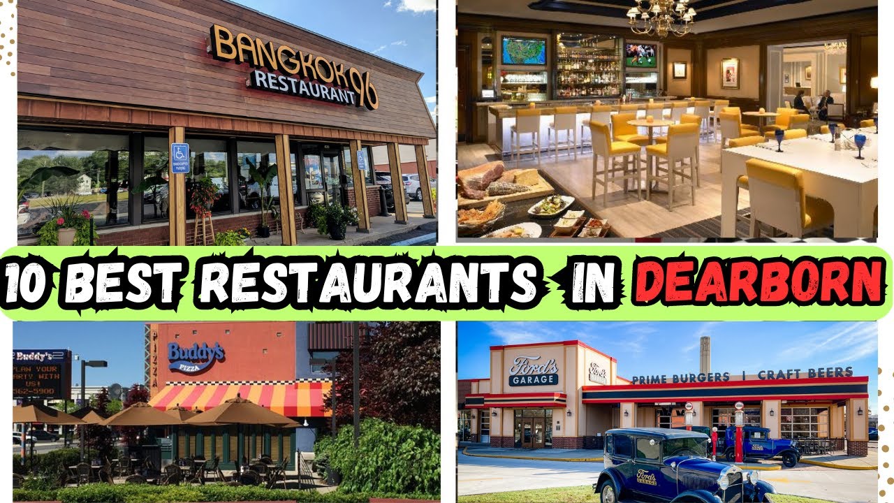 Top 10 Best Restaurants to Eat in Dearborn - YouTube