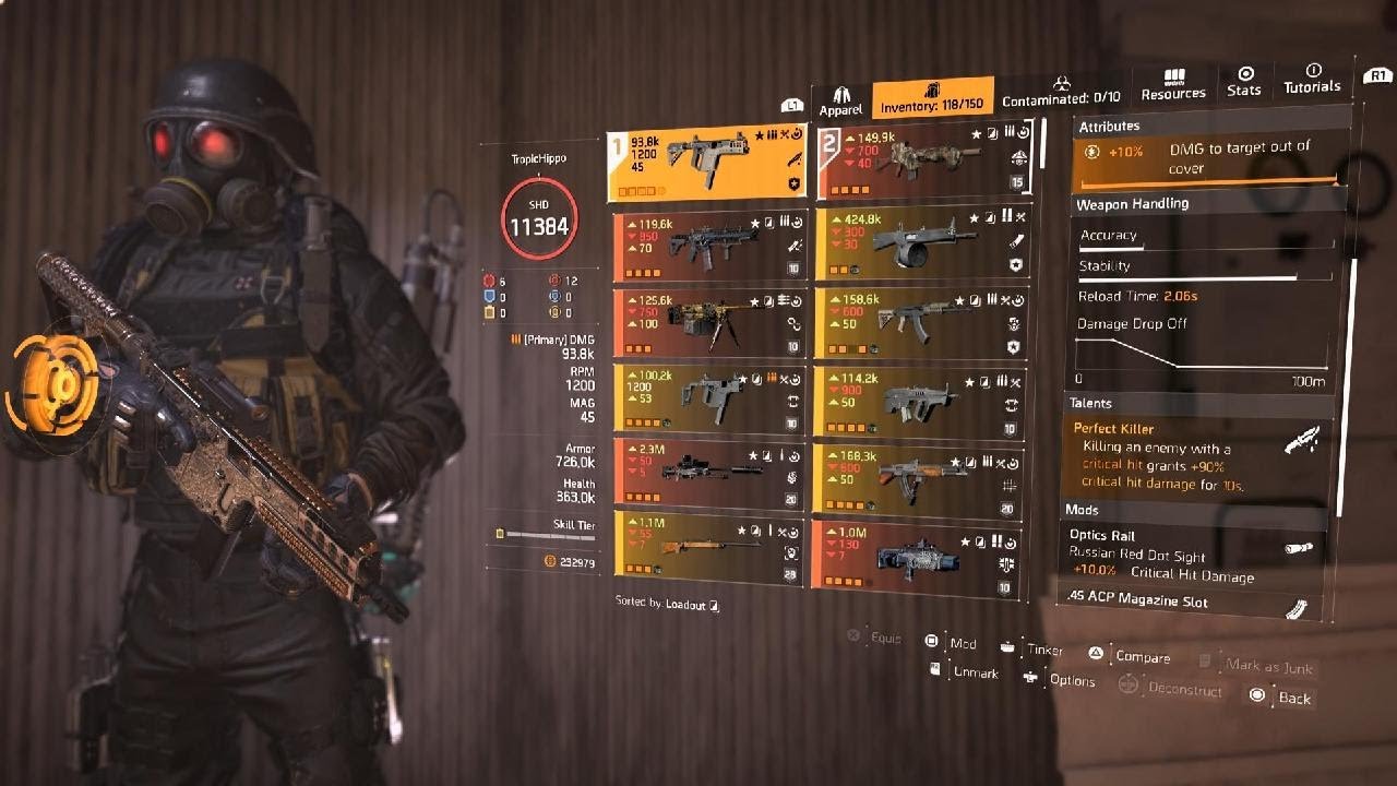 Division 2: Nimble Holster DPS (PvE) - YouTube