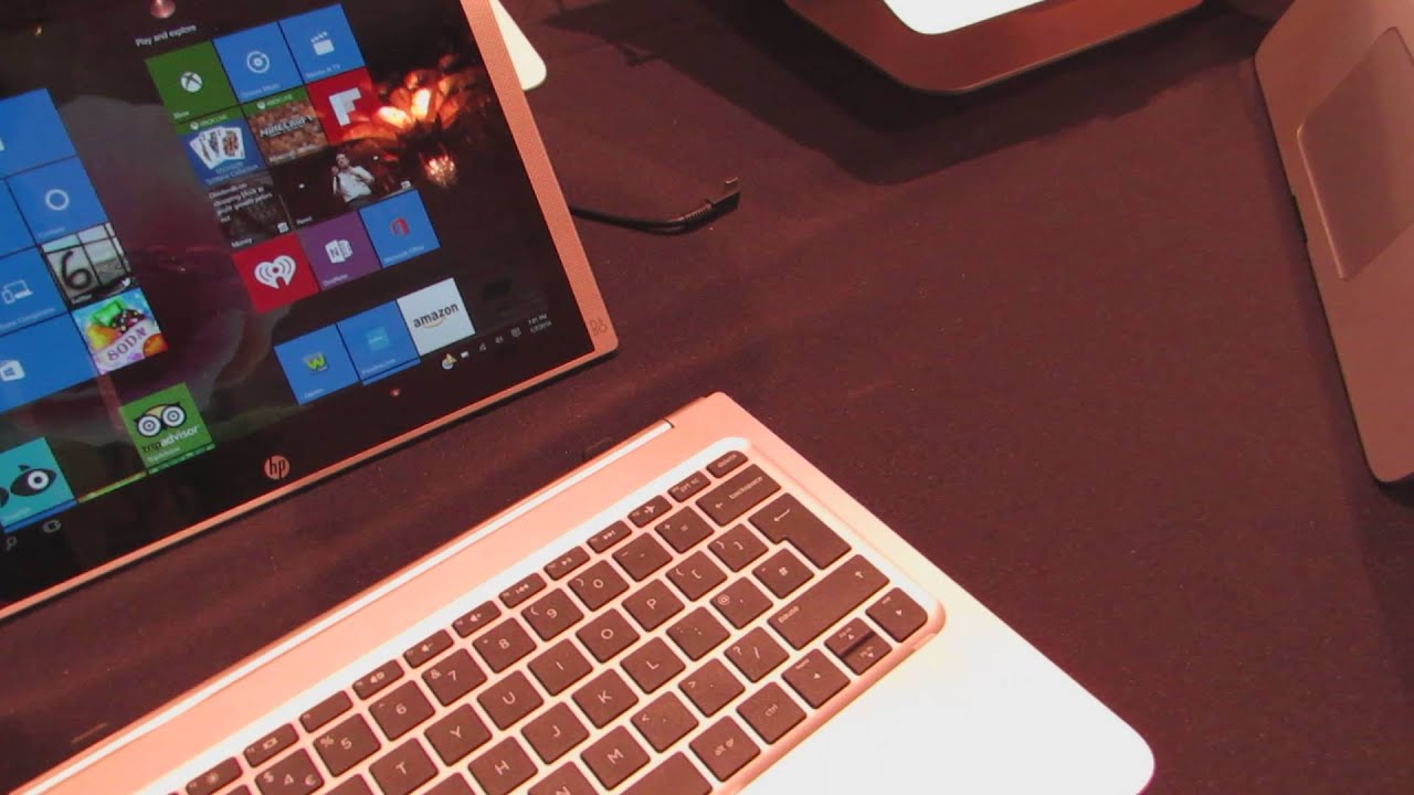 HP Pavilion x2 12 inch 2-in-1 tablet (CES 2016) - YouTube