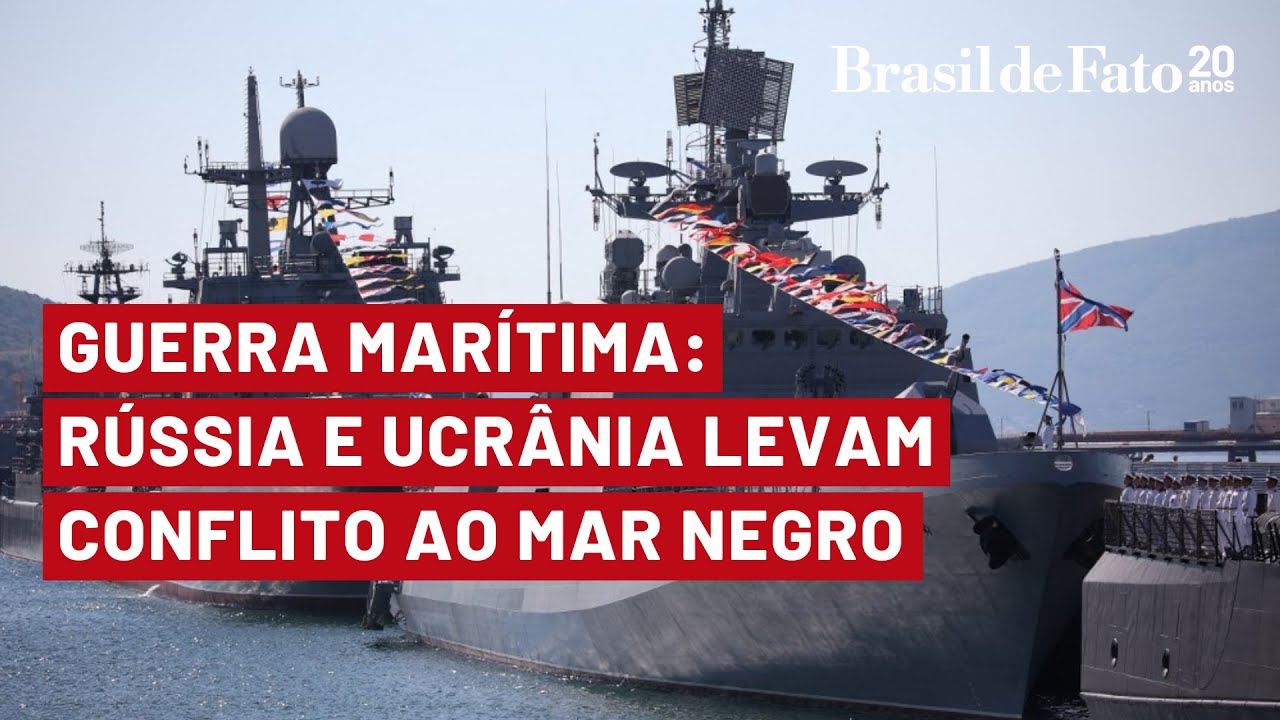 Guerra marítima: Rússia e Ucrânia levam conflito ao Mar Negro‌ - YouTube