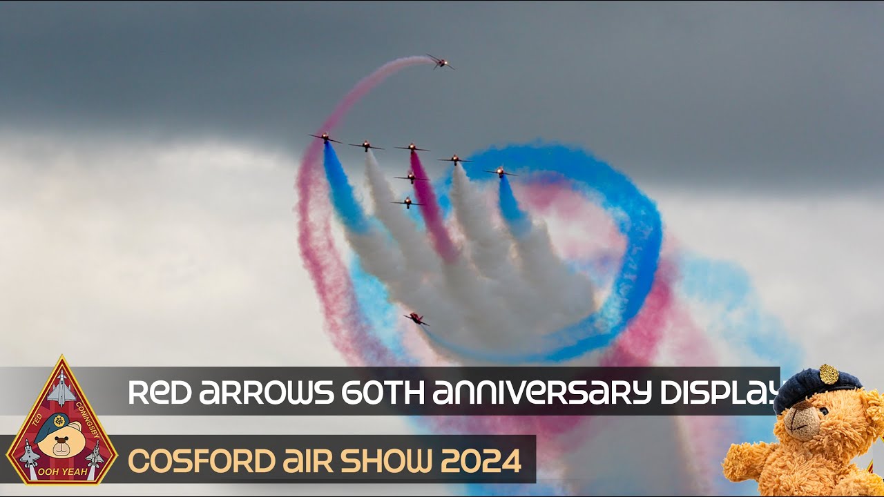 THE BEST OF THE RAF RED ARROWS 60TH ANNIVERSARY DISPLAY COSFORD AIR ...
