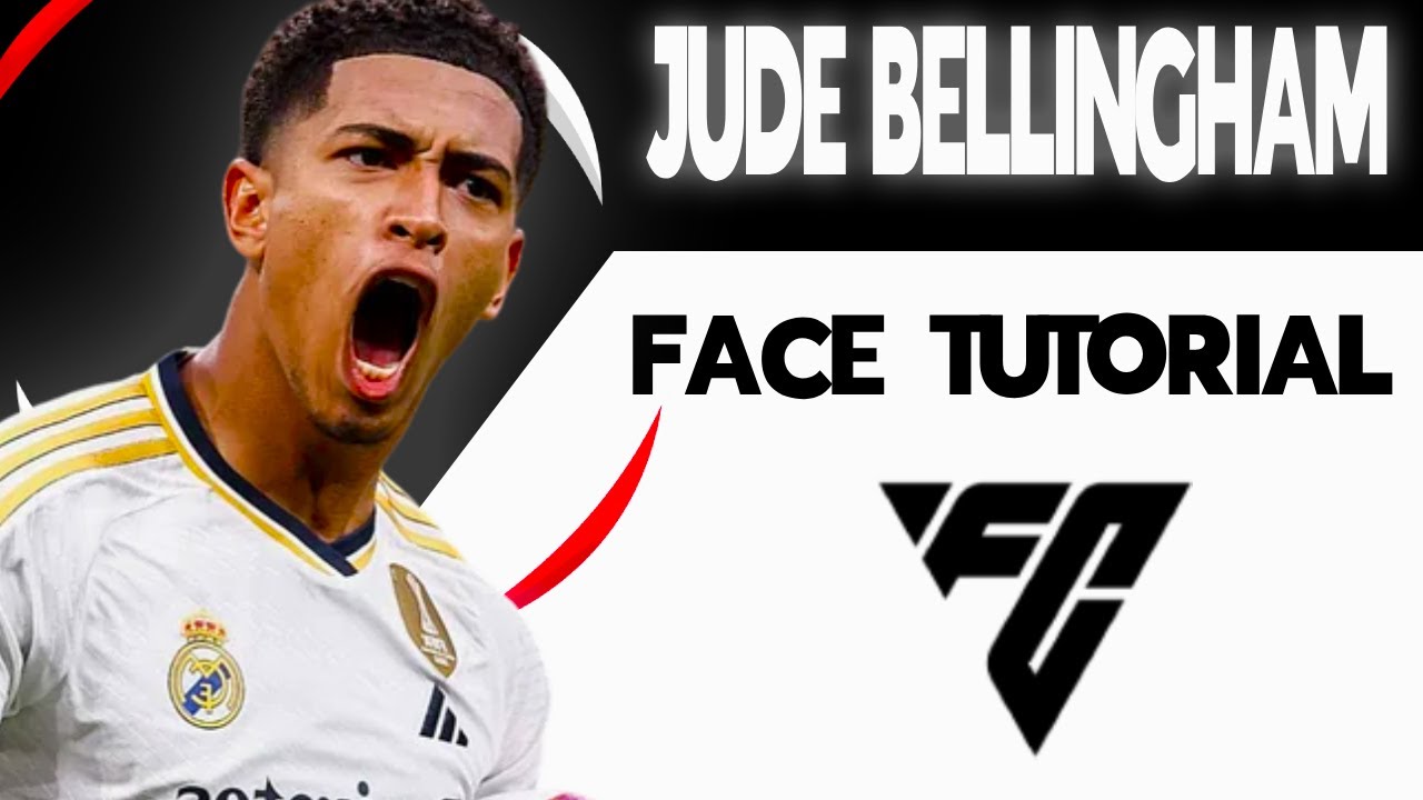EAFC 25 How To Create JUDE BELLINGHAM (Face) Advanced Sculpt Tutorial ...