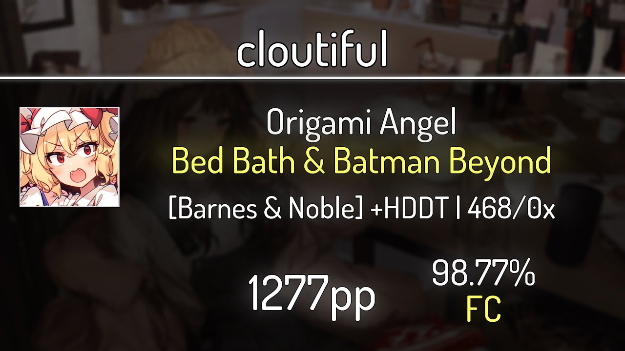 cloutiful (10.14⭐) Origami Angel - Bed Bath & Batman Beyond [Barnes ...