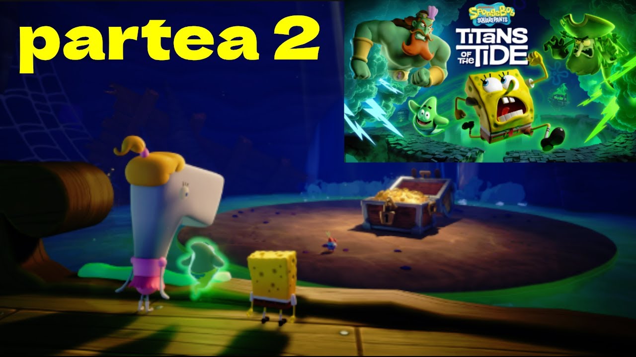 spongebob titans of the tide:GoldFish island jungle - YouTube