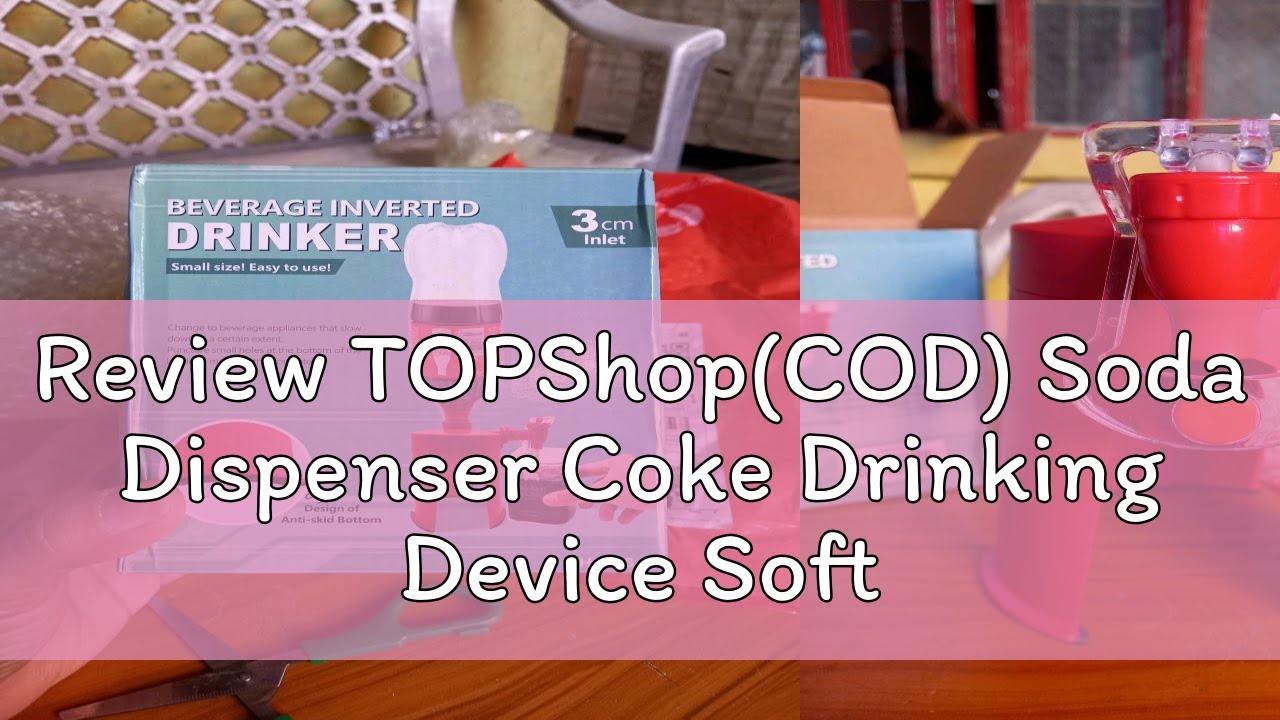 Review TOPShop(COD) Soda Dispenser Coke Drinking Device Soft Drink ...