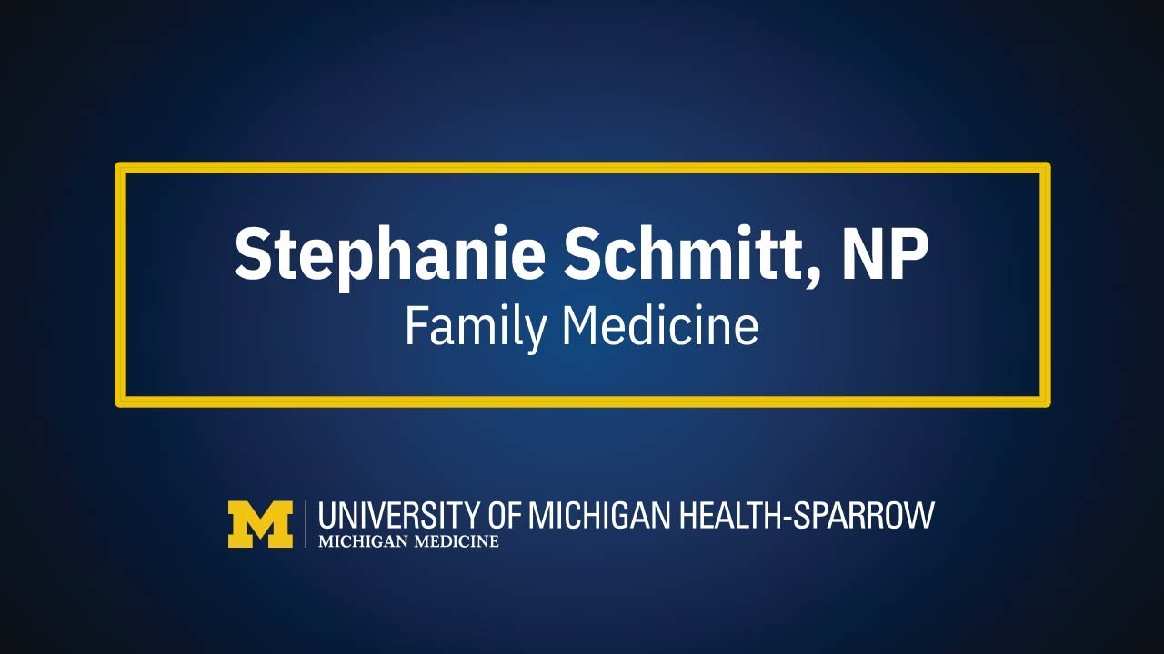 Stephanie Schmitt, NP, a highly skilled nurse practitioner with UM ...