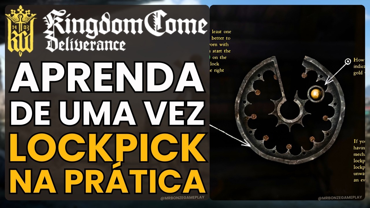 GUIA Definitivo para aprender LockPick no Jogo Kingdom Come Deliverance ...