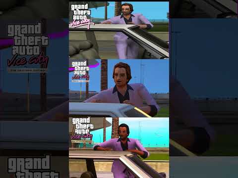 GTA Vice City Original Vs Definitive Edition Vs NextGen Edition | Charlie Gamerz #shorts