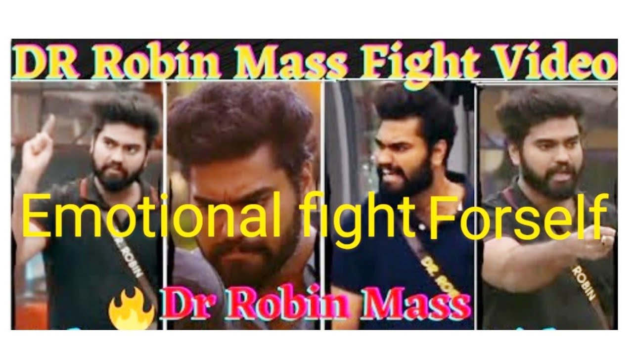 Dr Robin emotional seepch for bb4 😔 don't splits vote full support for ...