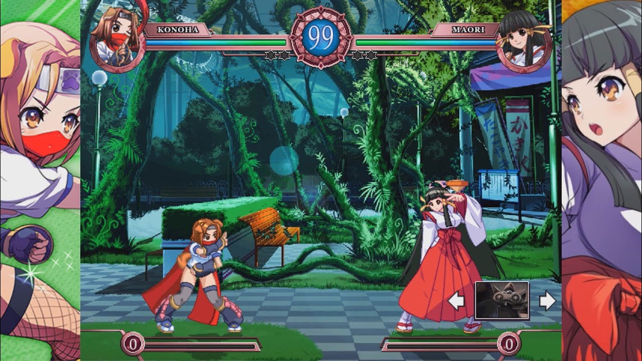 [MUGEN LIFEBAR] Suggoi! Arcana Heart 2 - Konoha x Maori - YouTube