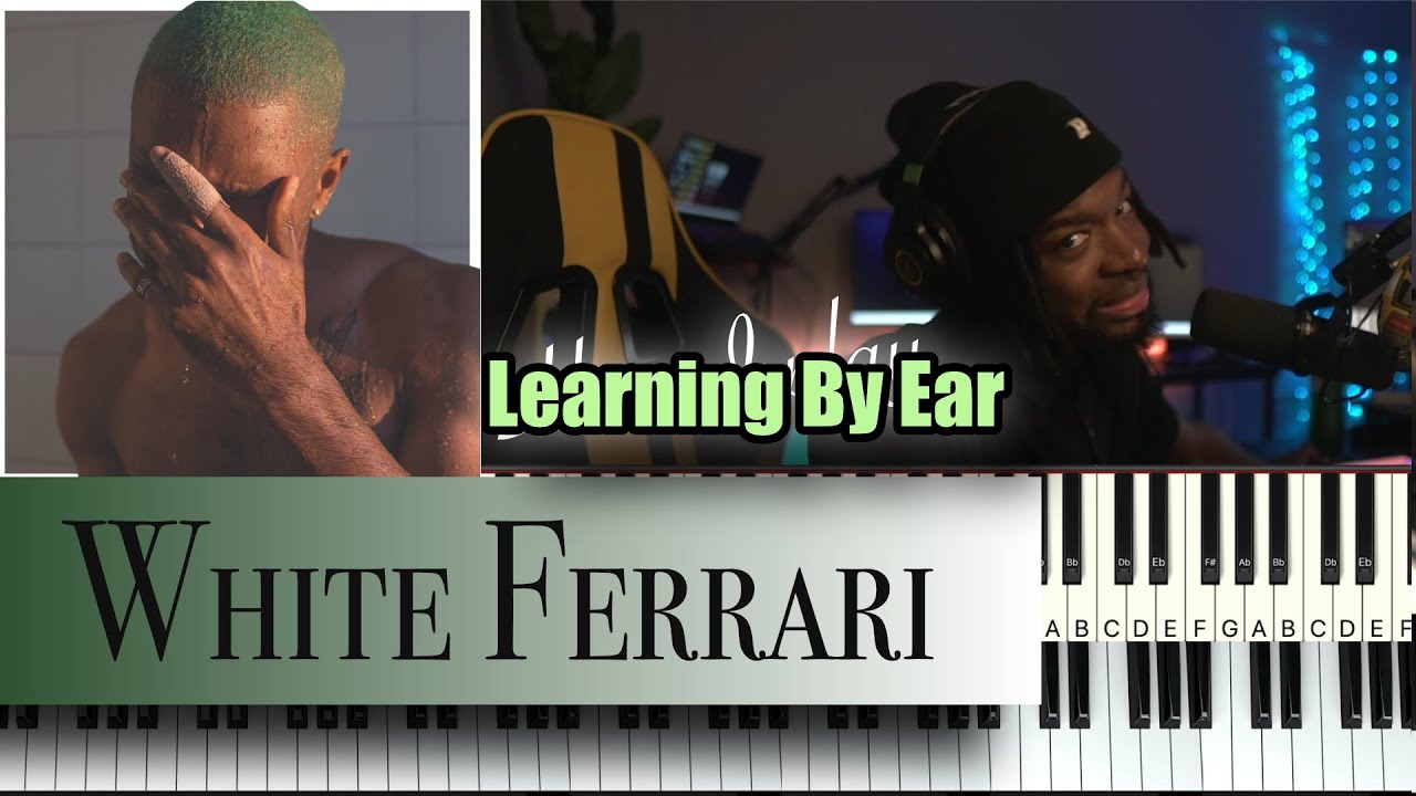 Frank Ocean | Piano chord Tutorial | Learning By Ear | White Ferrari ...