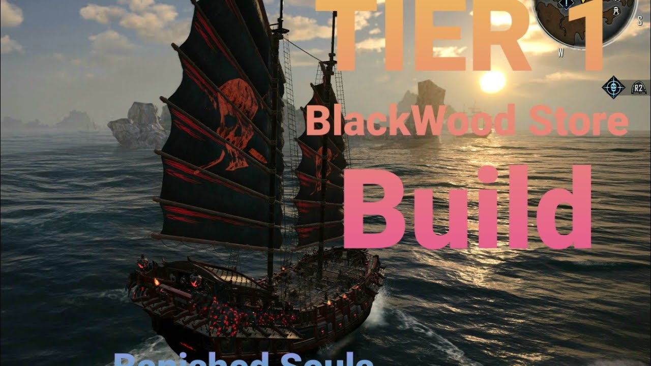 SKULL AND BONES tier 1 blackwood store build - YouTube