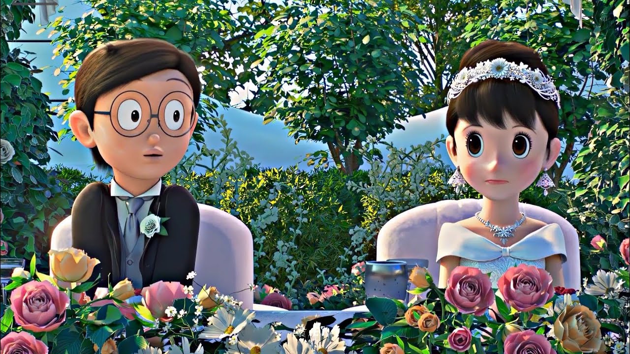 Nobita & Shizuka wedding moment 🫣🌸 - YouTube